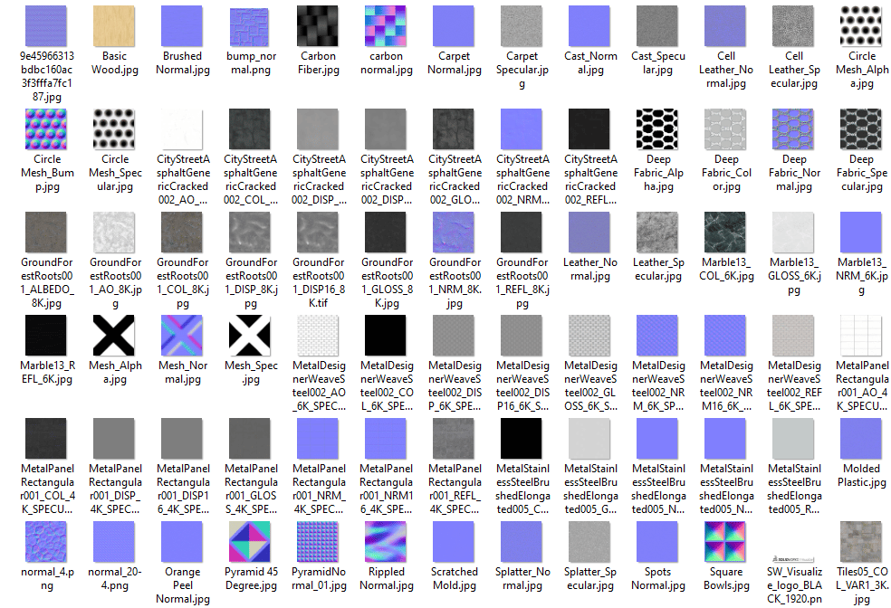 SOLIDWORKS Visualize Eigene Oberflächentexturen