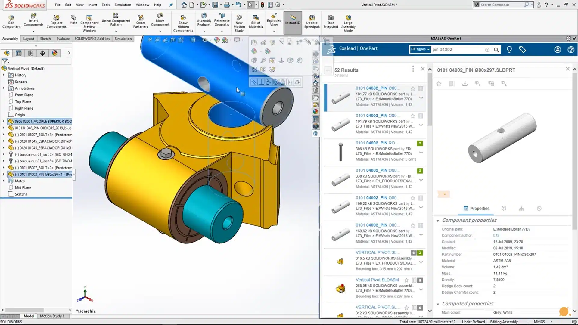 EXALEAD Onepart Add-In für SOLIDWORKS - Video