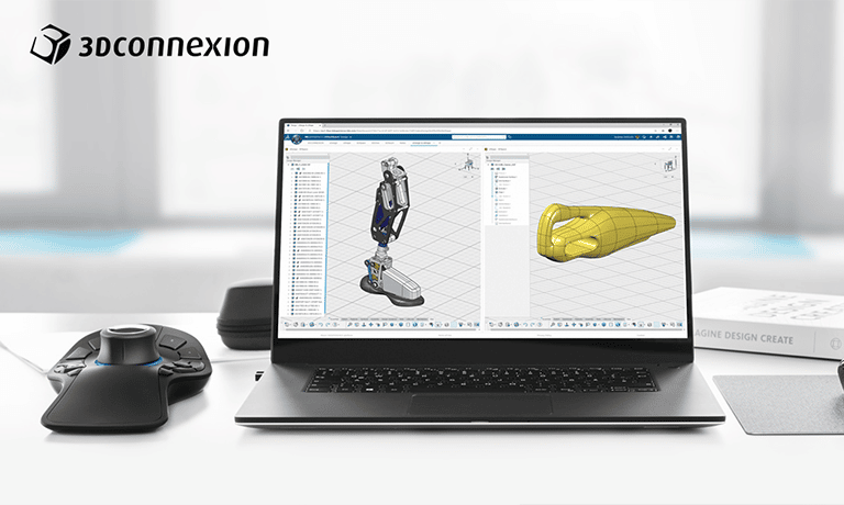 SpaceMouse mit 3DEXPERIENCE Anwendungen kompatibel