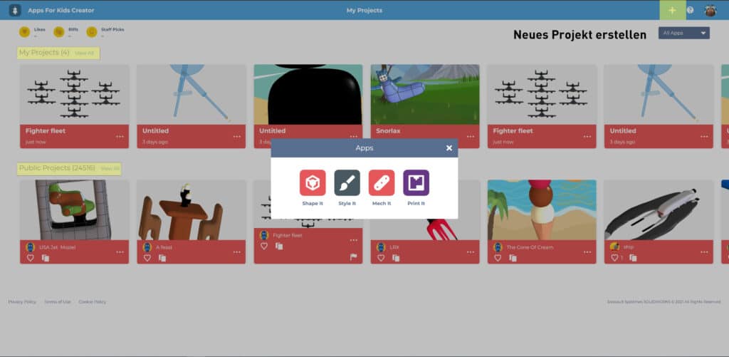 Kostenlose Lernplattform: SOLIDWORKS Apps for Kids