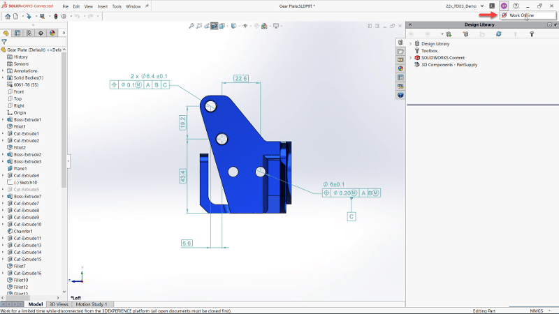 3DEXPERIENCE SOLIDWORKS Update - Neu: Offline-Modus