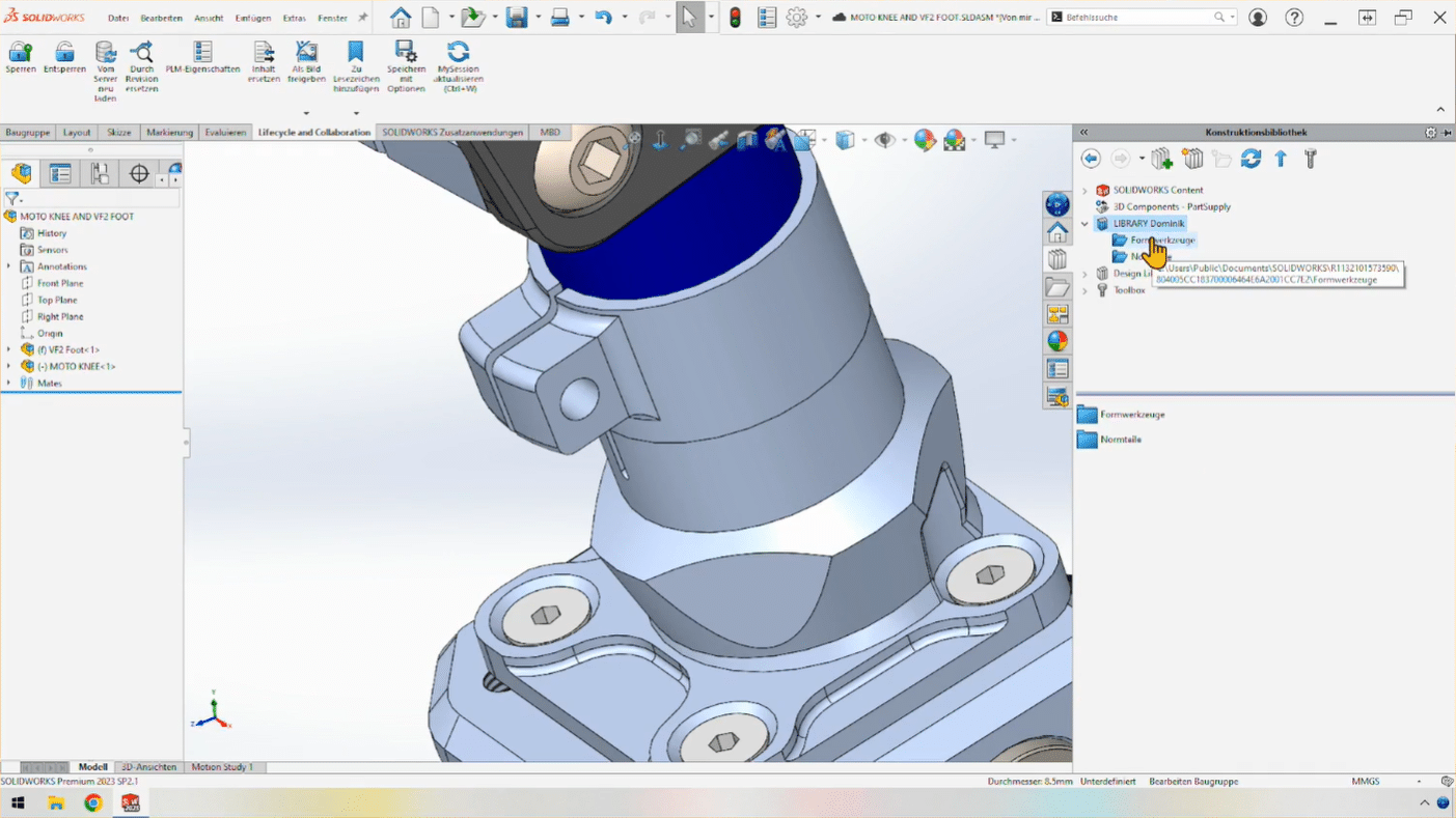 Video-Tipp: Verbindungselemente in SOLIDWORKS einfügen