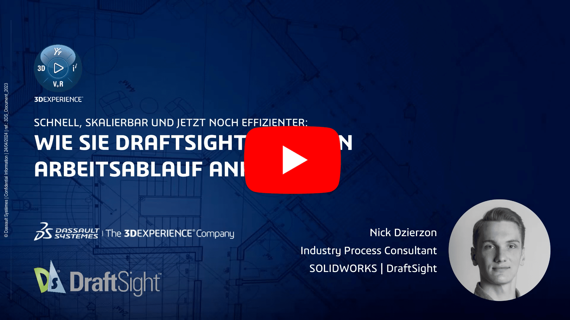 Webinar-Aufzeichnung Draftsight - Arbeitsablauf anpassen
